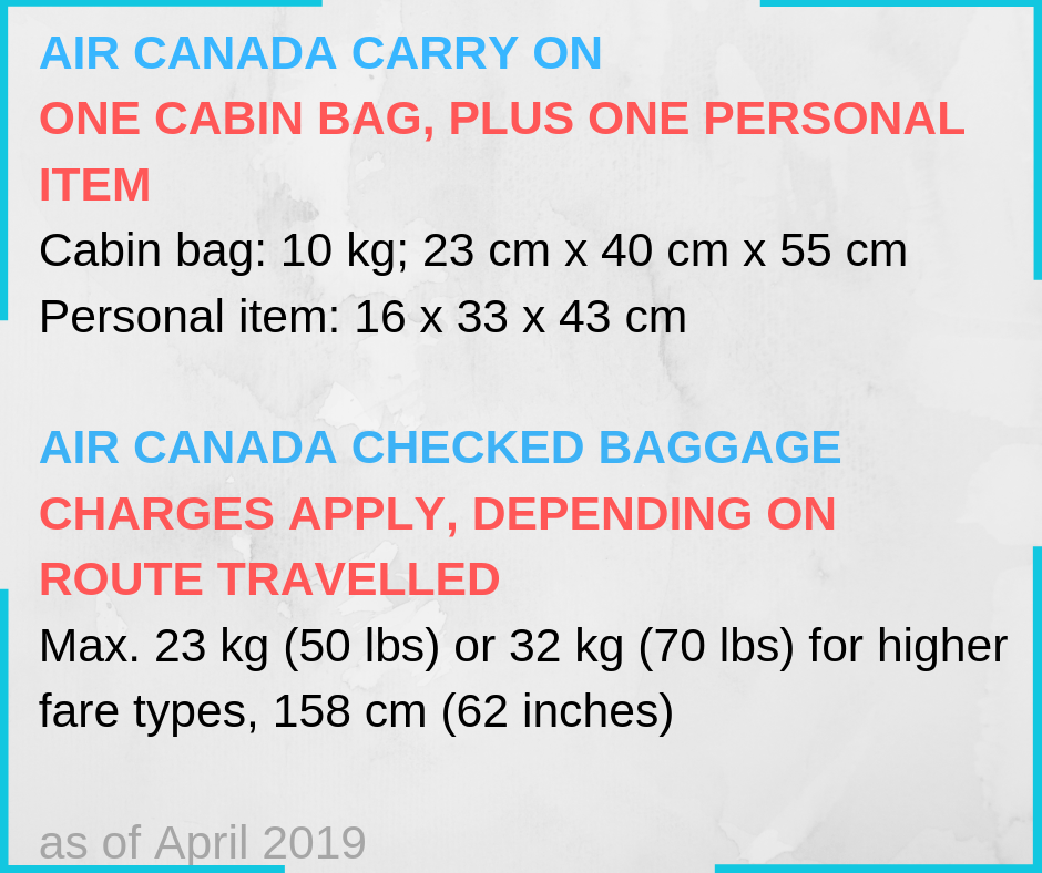 Packing List for Canada – PPRO EED